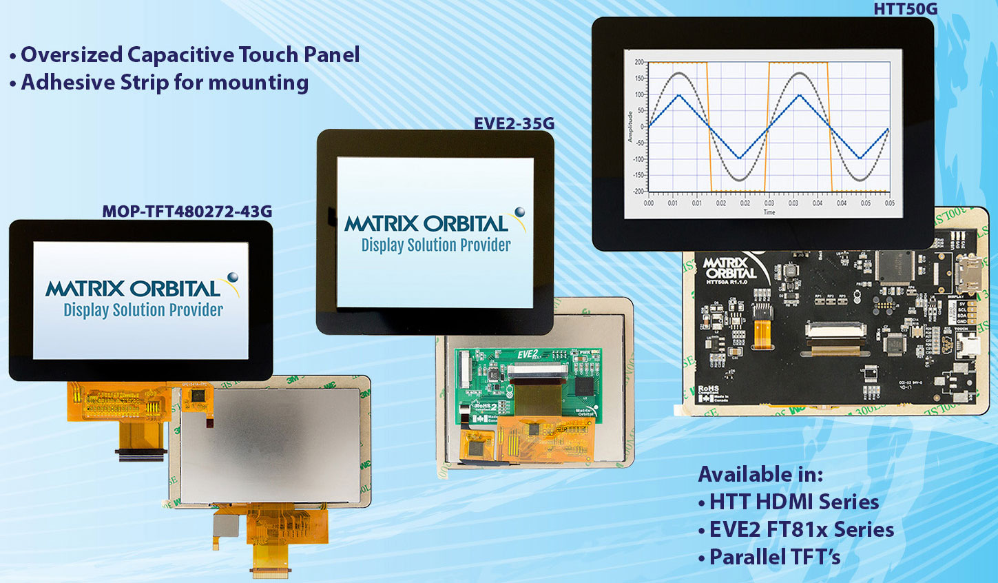G Series TFT Displays - Matrix Orbital | DigiKey